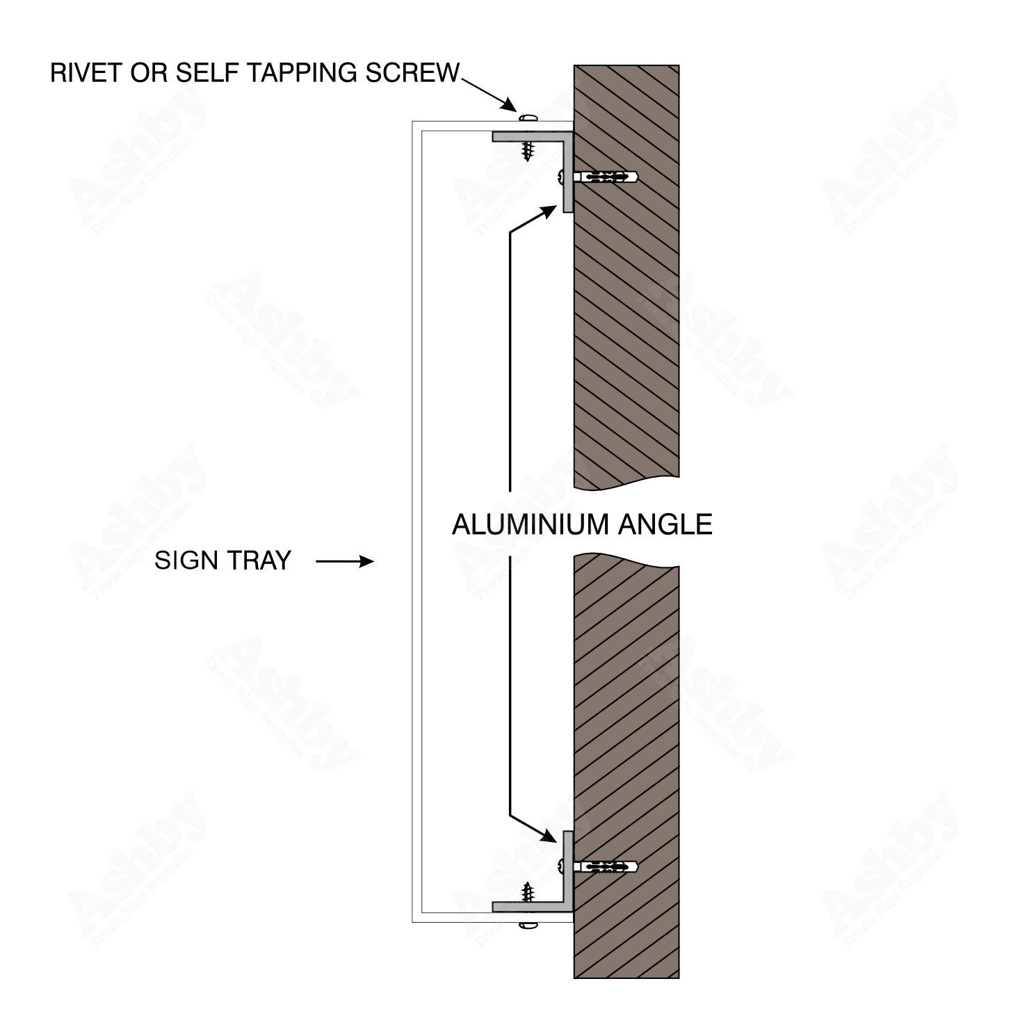 40mm² Aluminium Angle | Ashby™ Trade Sign Supplies