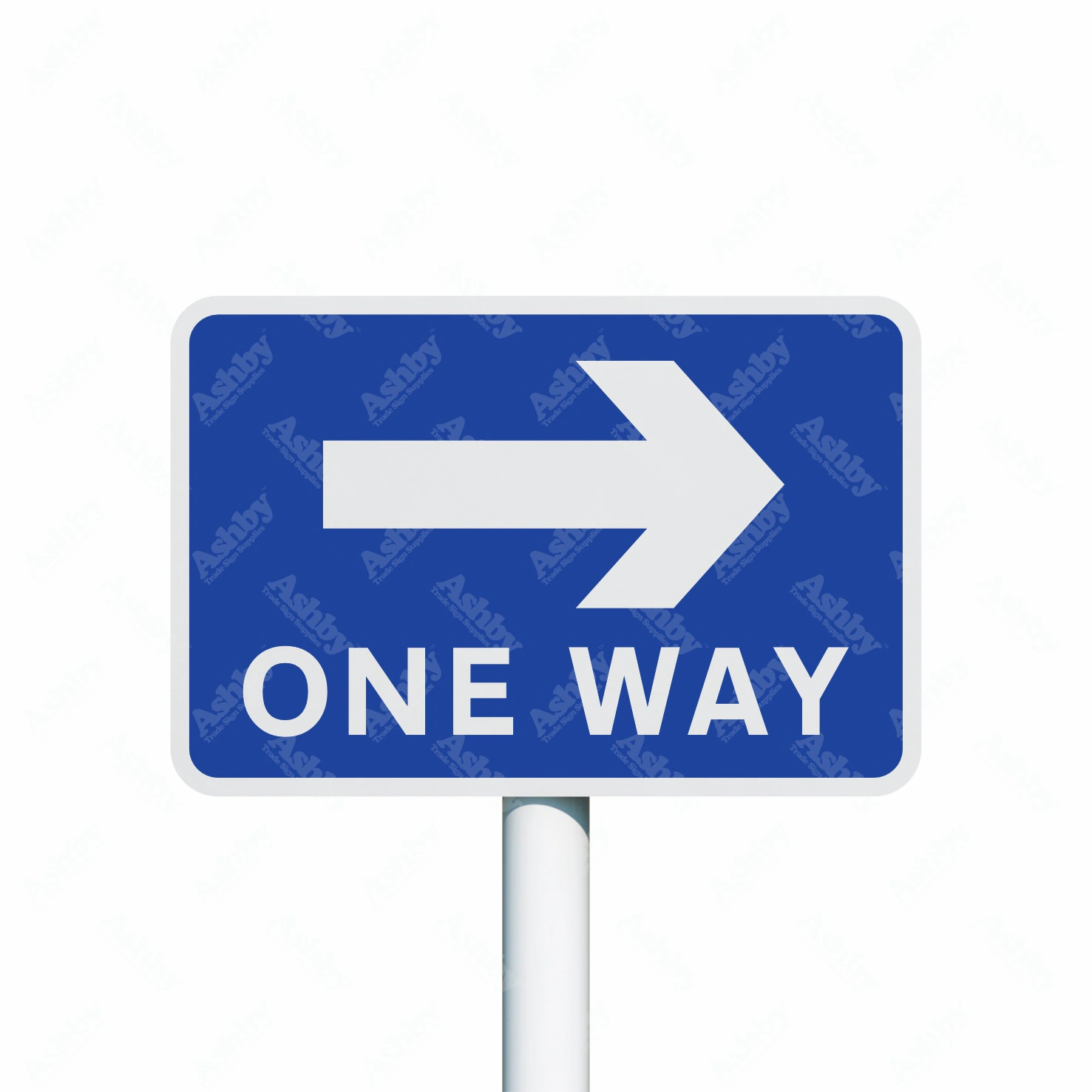 Dia. 810 - Engineering Grade - One Way Arrow - Road Sign (600mm x 400mm ...