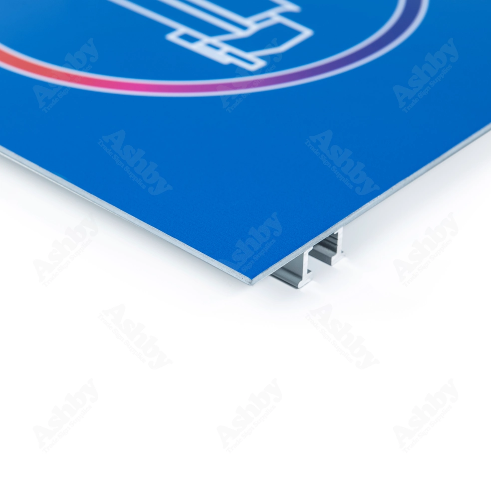 Aluminium Sign Panel - Printed - C/W Channel | Ashby™ Trade Sign Supplies