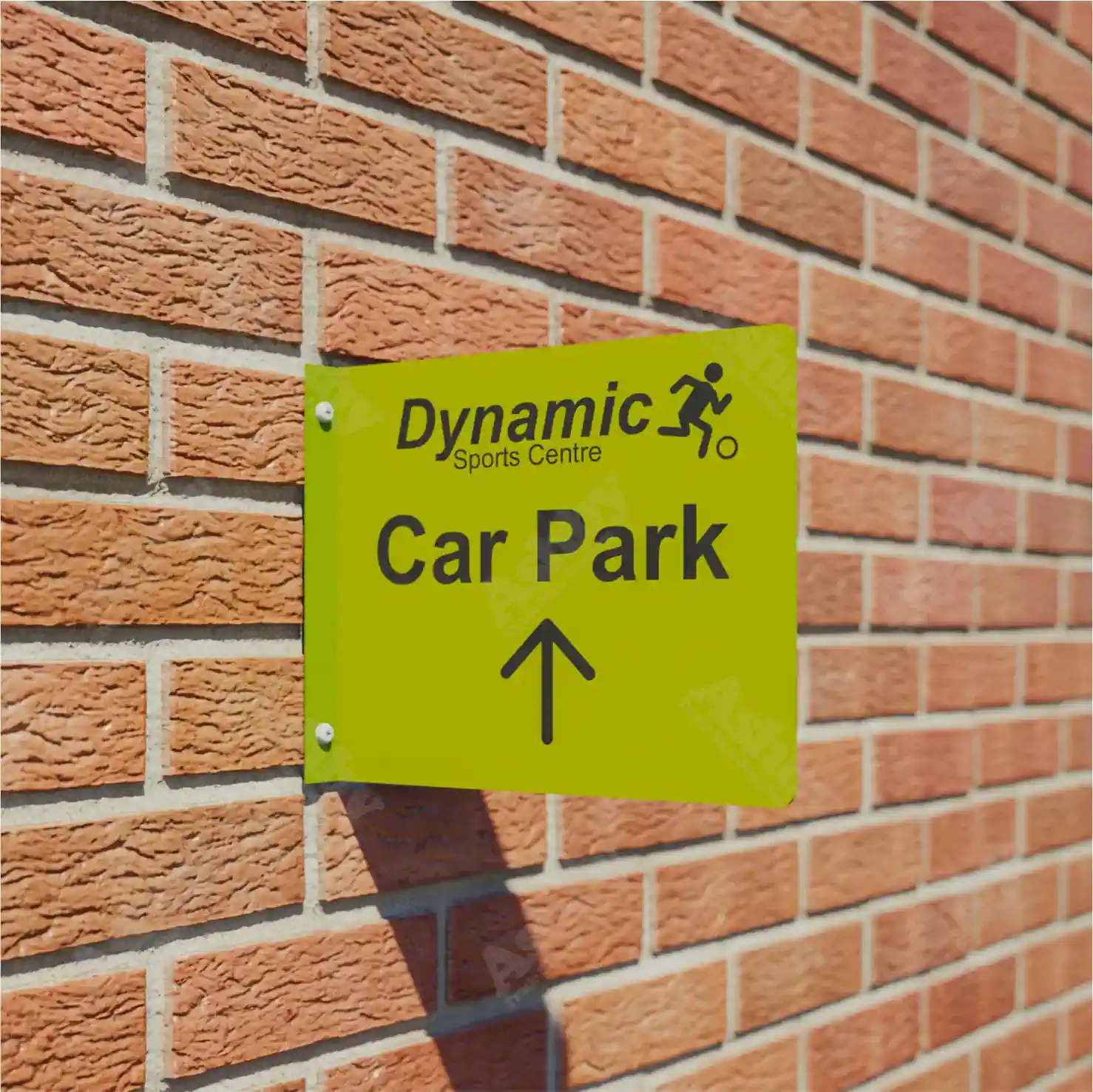 Rectangular Projecting Aluminium Sign - Large - Painted | Ashby™ Trade ...