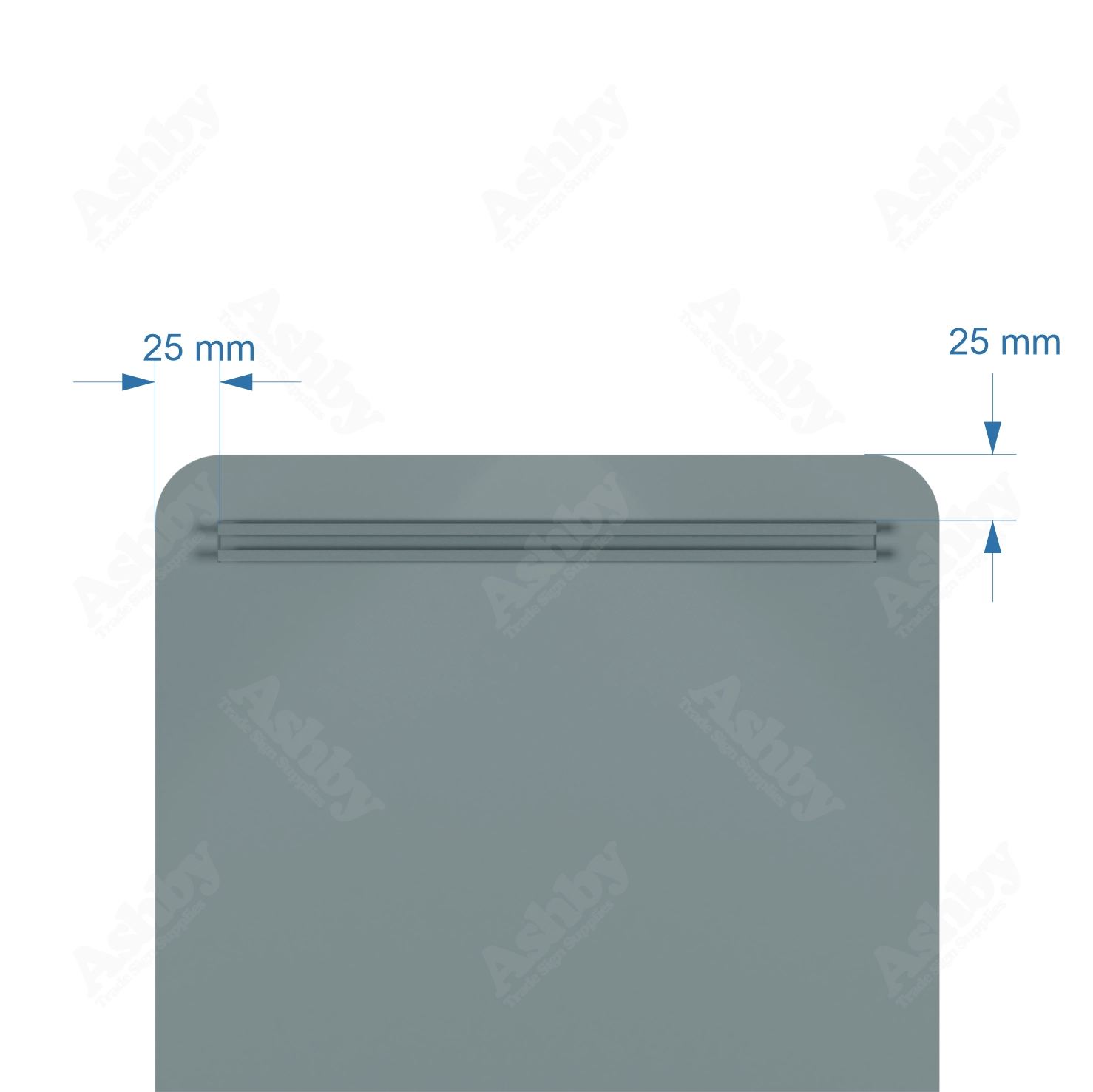 Traffic Composite Sign Panel - C/W Channel | Ashby™ Trade Sign Supplies