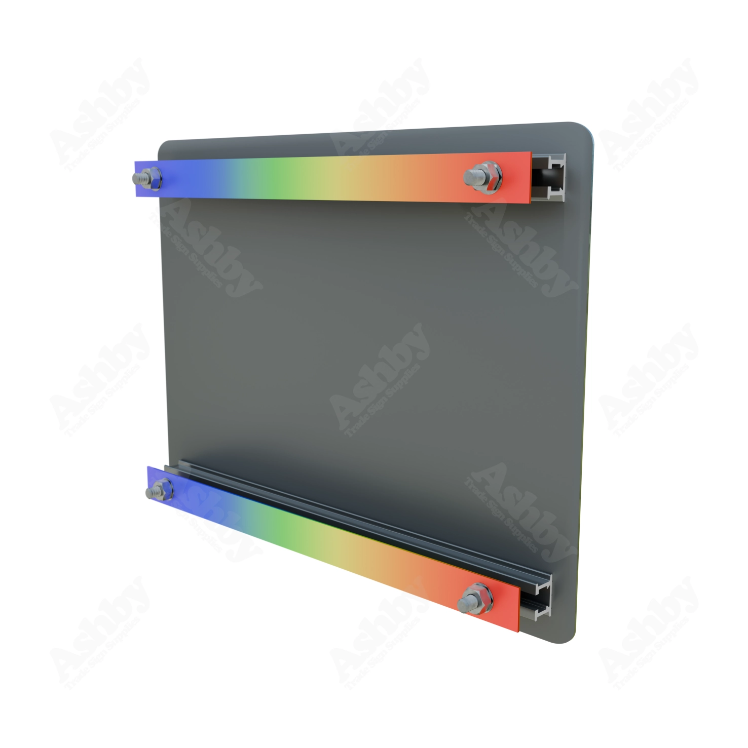 Fence Fixing Plate - Painted | Ashby™ Trade Sign Supplies