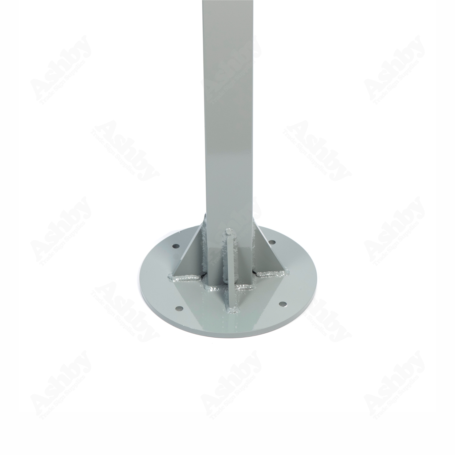 100mm² Welded Aluminium Baseplate Post - Painted | Ashby™ Trade Sign ...
