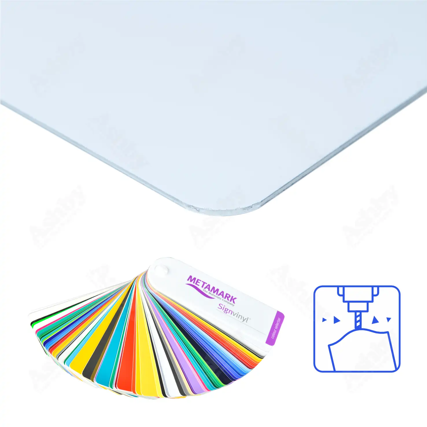 Aluminium Sign Panel - Vinyl Faced - Shaped | Ashby™ Trade Sign Supplies